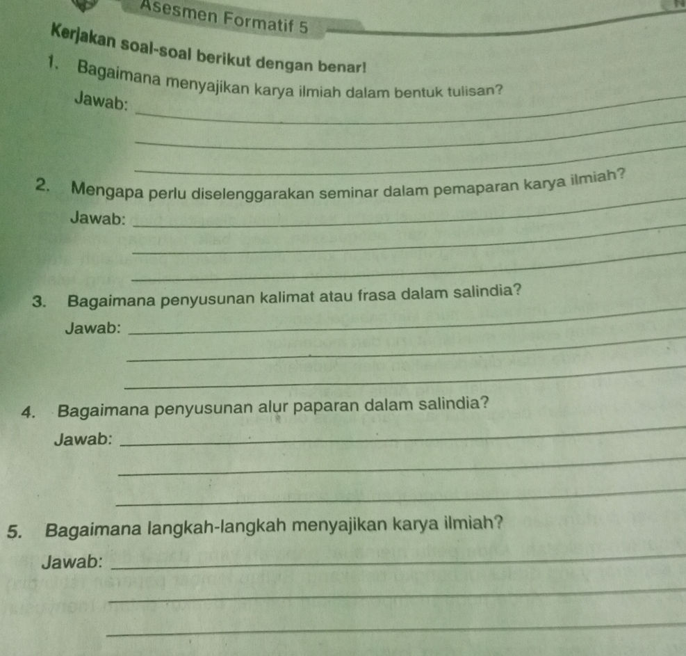 1. Bagaimana menyajikan karya ilmiah dalam | StudyX