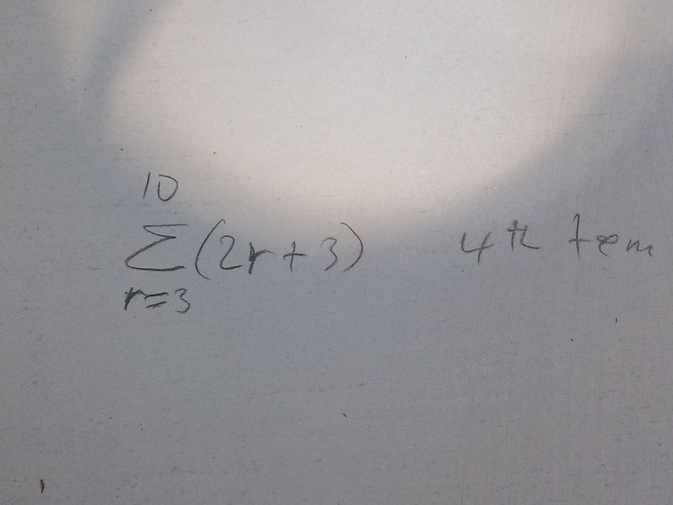 Summation of (2r+3) from r=3 to 10 | StudyX