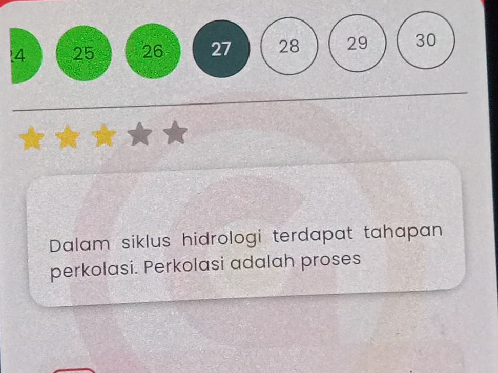 Dalam siklus hidrologi terdapat tahapan | StudyX