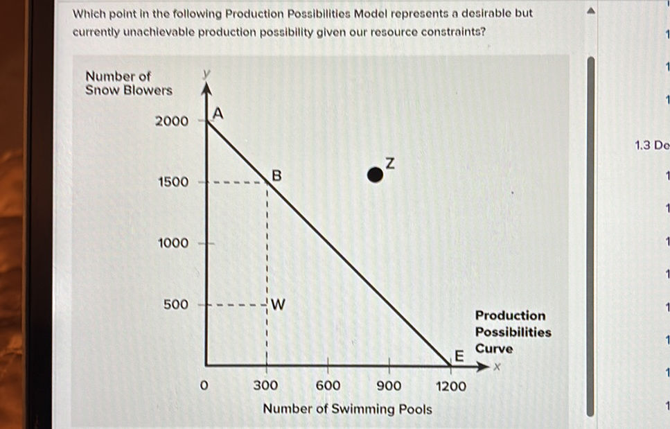 Which point in the following Production | StudyX