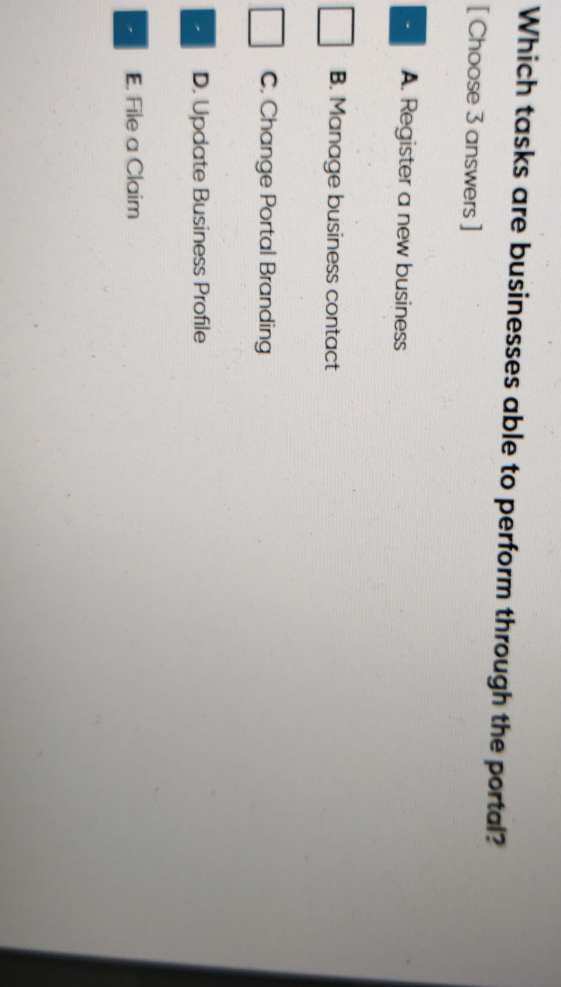 Which tasks are businesses able to perform | StudyX