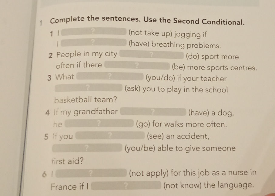Complete the sentences. Use the Second | StudyX