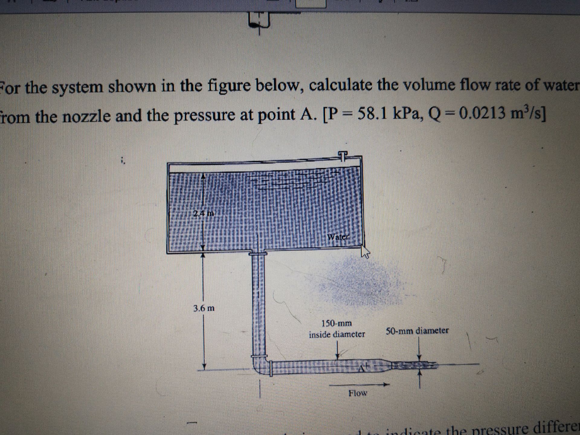 For the system shown in the figure below, | StudyX