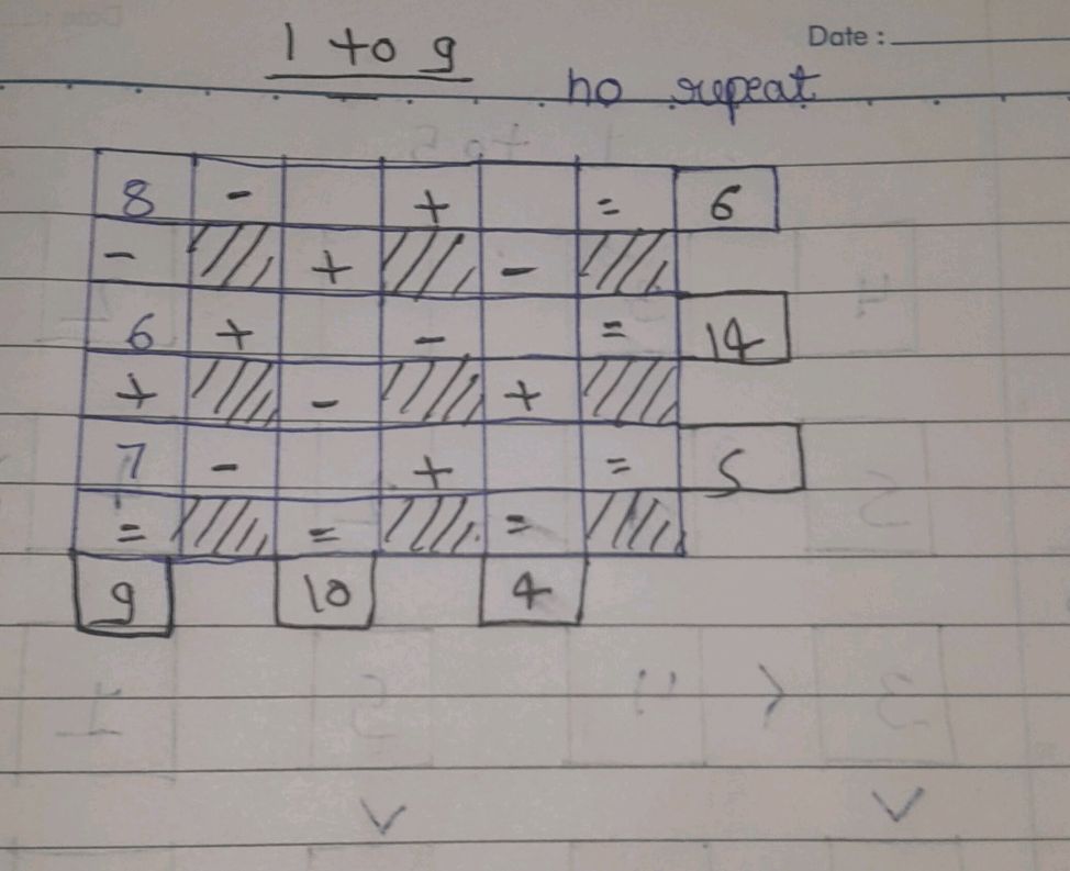 The image shows a grid-based math puzzle. | StudyX