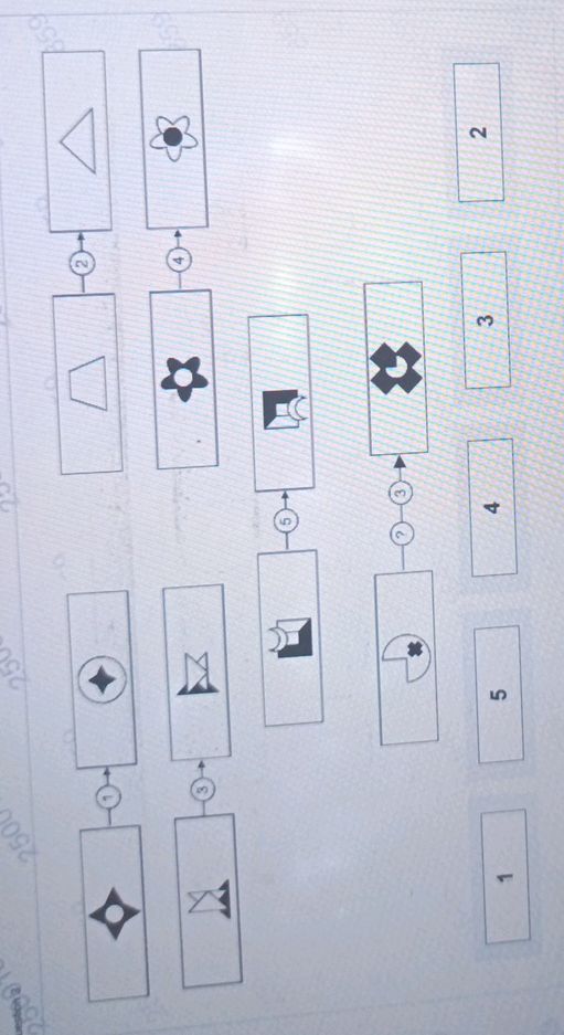 The image presents a sequence of shapes and | StudyX