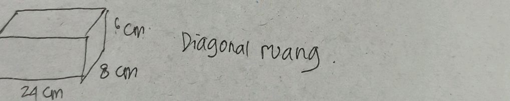 Diagonal Ruang Balok | StudyX