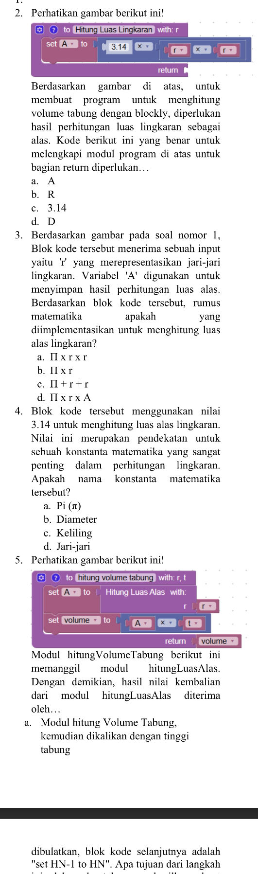 2. Perhatikan gambar berikut ini! ``` ? to | StudyX