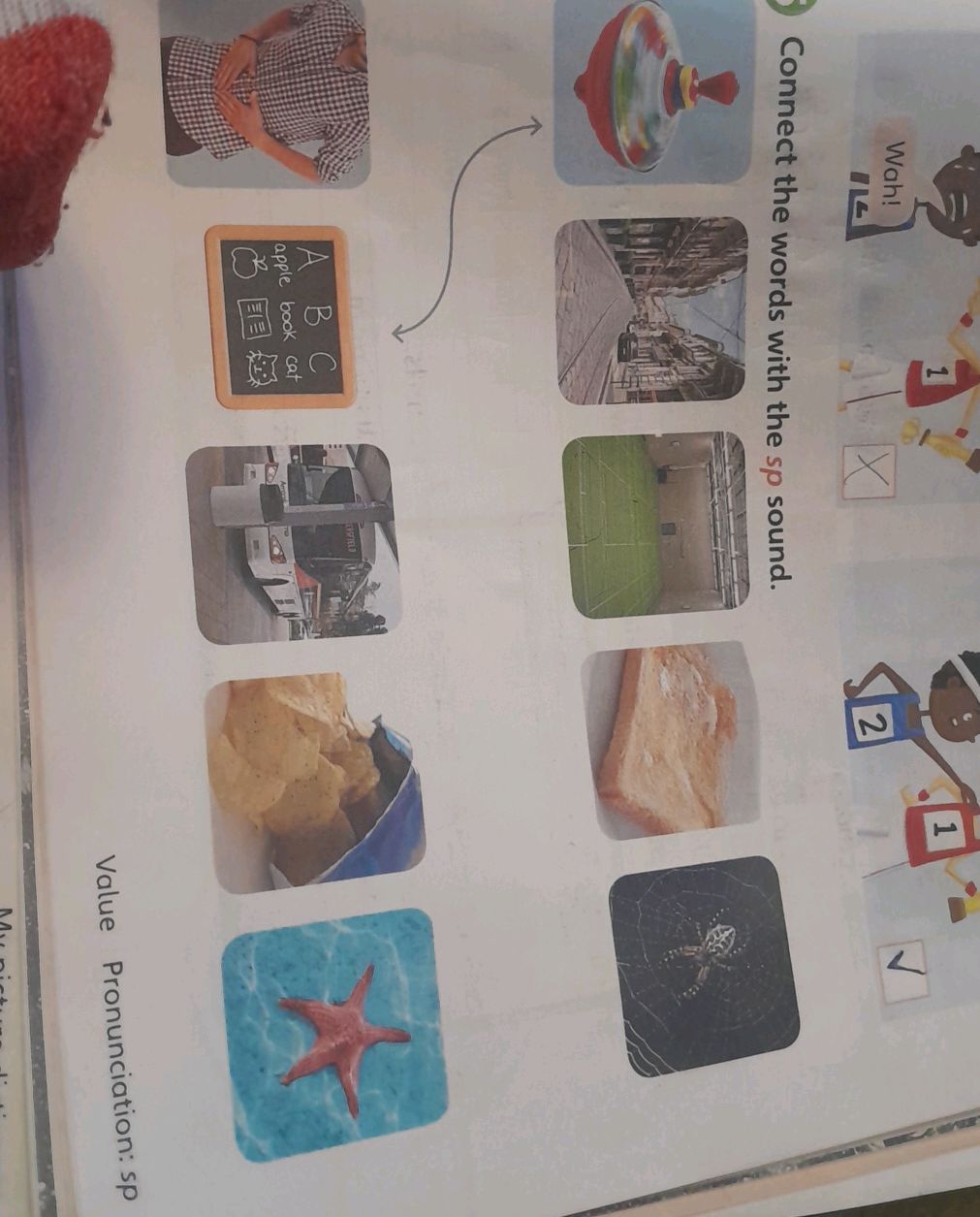 Connect the words with the *sp* sound. | StudyX