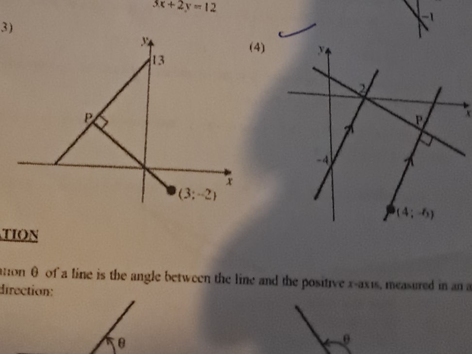 3) ``` Graph with a line segment from (3, | StudyX