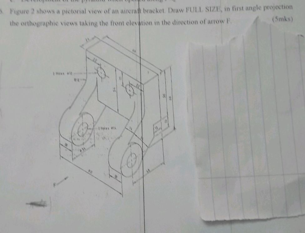 5. Figure 2 shows a pictorial view of an | StudyX