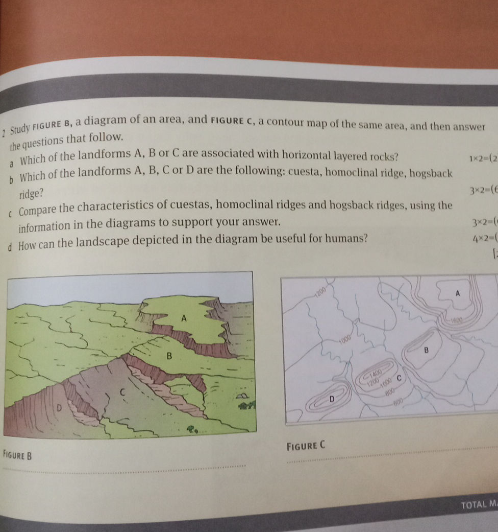 1 Study FIGURE B, a diagram of an area, and | StudyX