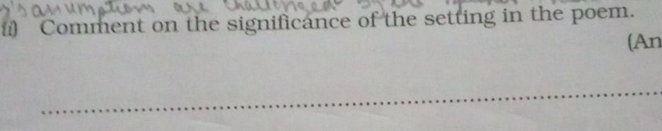 i) Comment on the significance of the | StudyX
