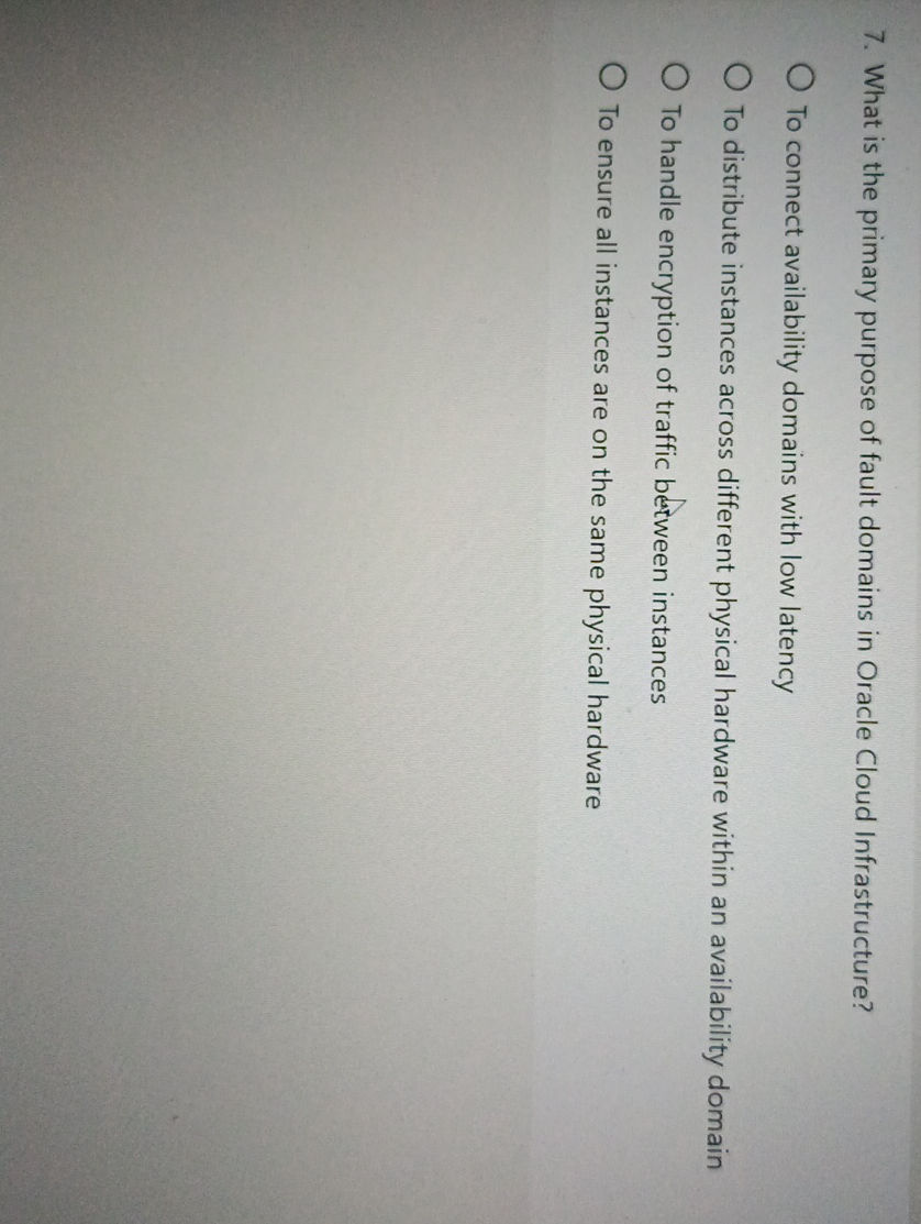 7. What is the primary purpose of fault | StudyX