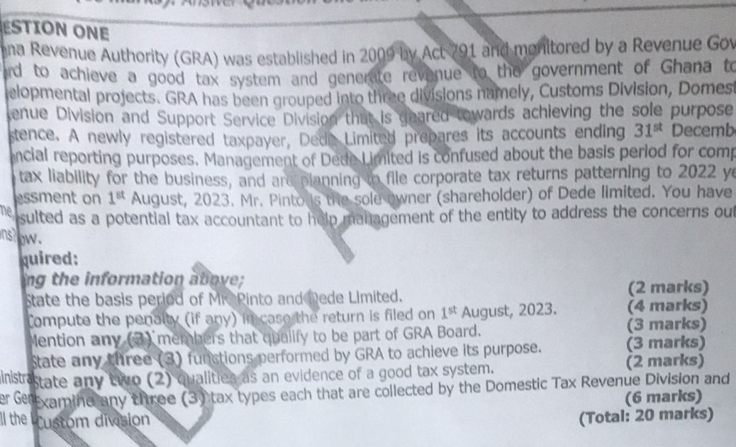 Required: Using the information above; * | StudyX