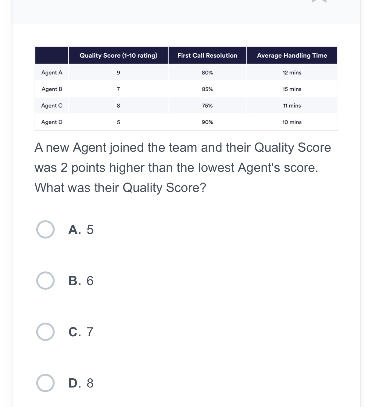 | Agent | Quality Score (1-10 rating) | | StudyX
