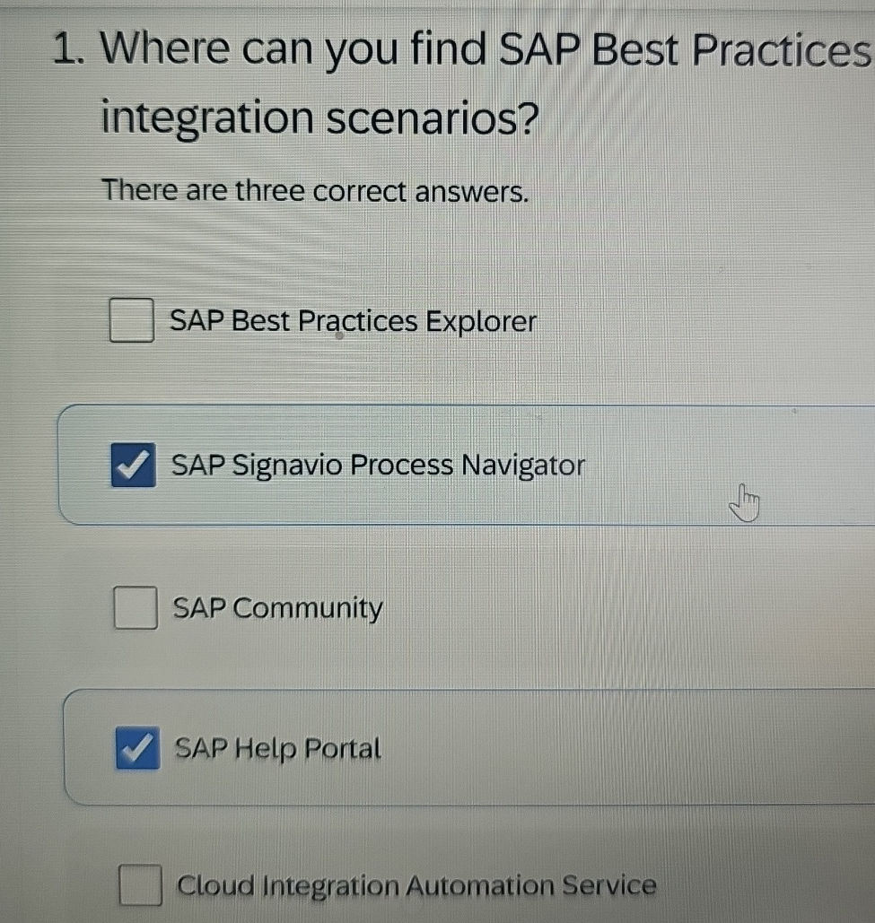 1. Where can you find SAP Best Practices | StudyX