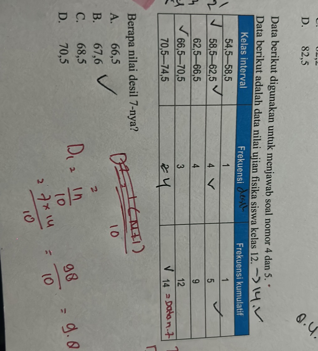 Data berikut digunakan untuk menjawab soal | StudyX