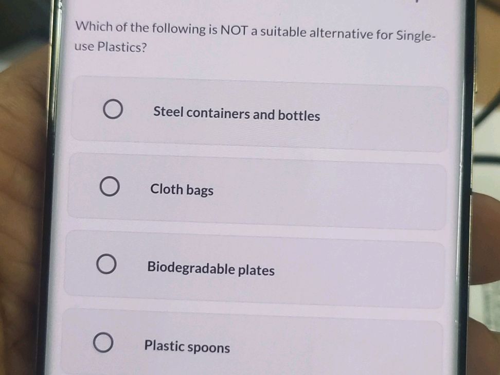 Which of the following is NOT a suitable | StudyX