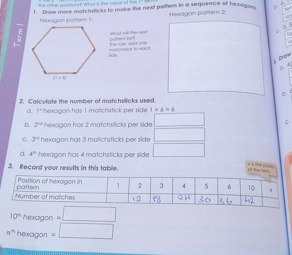 1. Draw more matchsticks to make the next | StudyX