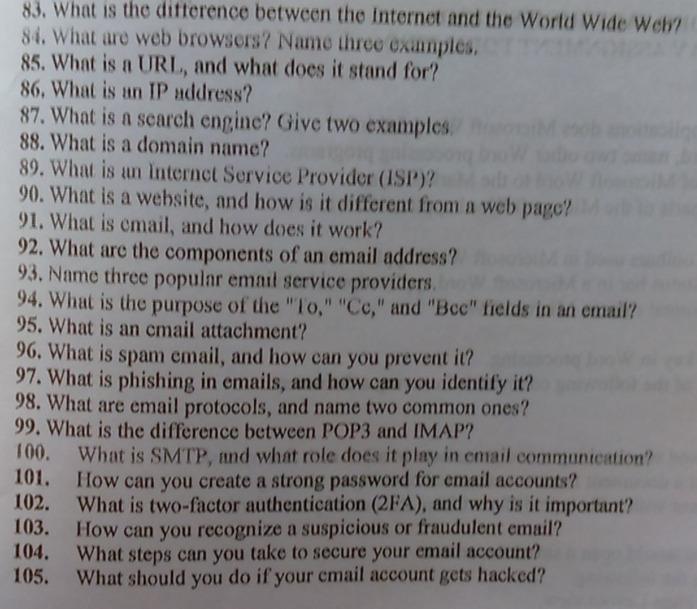 83. What is the difference between the | StudyX