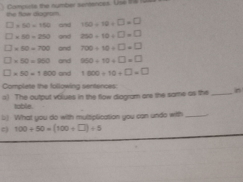 Complete the number sentences. Use the rules | StudyX