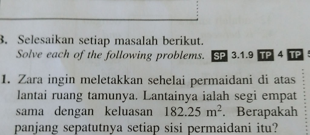 3. Selesaikan setiap masalah berikut. Solve | StudyX