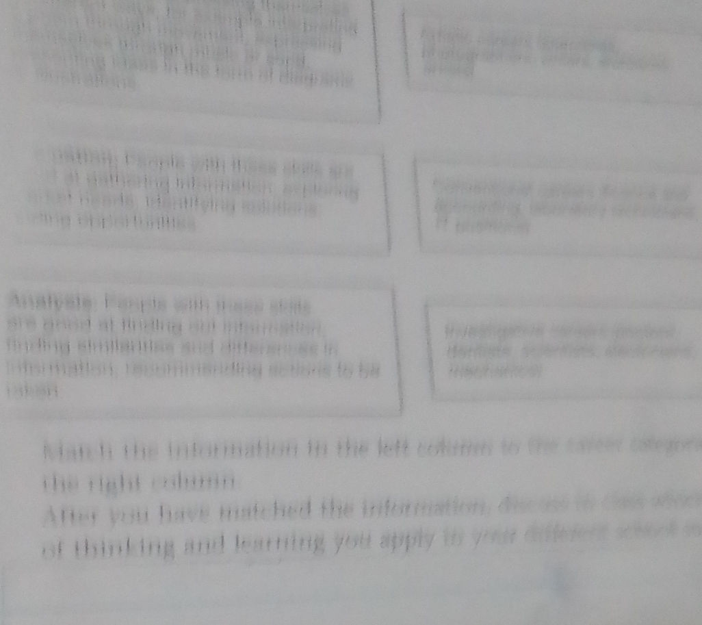 Match the information in the left column to | StudyX