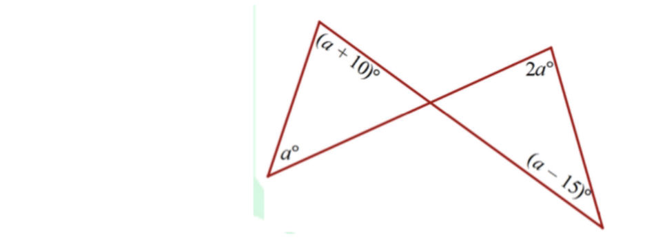 The image shows two intersecting triangles | StudyX