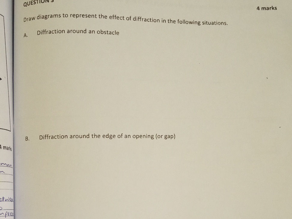 Draw diagrams to represent the effect of | StudyX