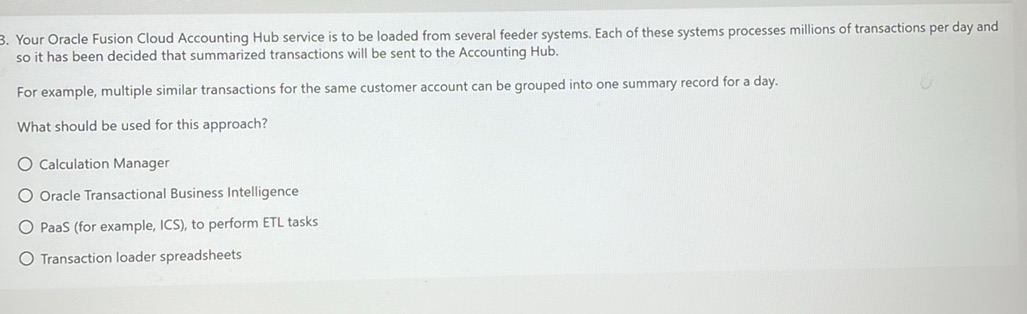 3. Your Oracle Fusion Cloud Accounting Hub | StudyX