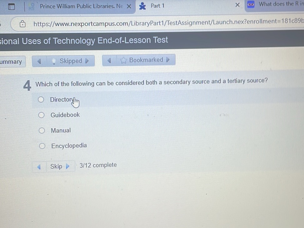 4 Which of the following can be considered