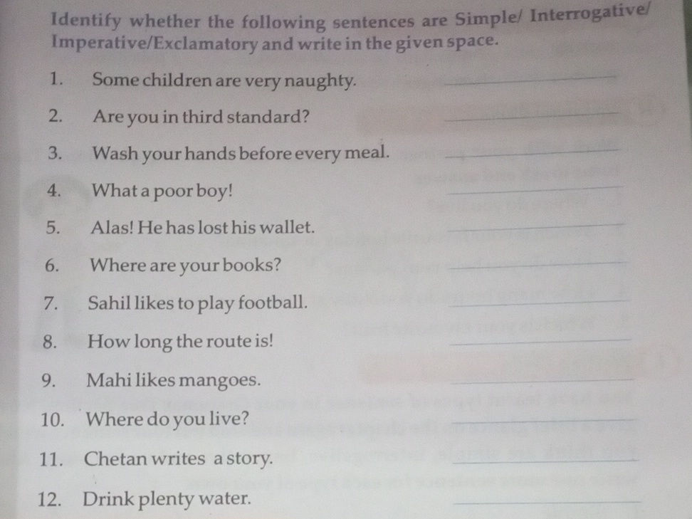 Identify whether the following sentences are | StudyX
