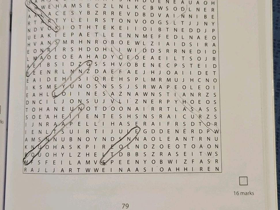 This is a word search puzzle. The words are | StudyX