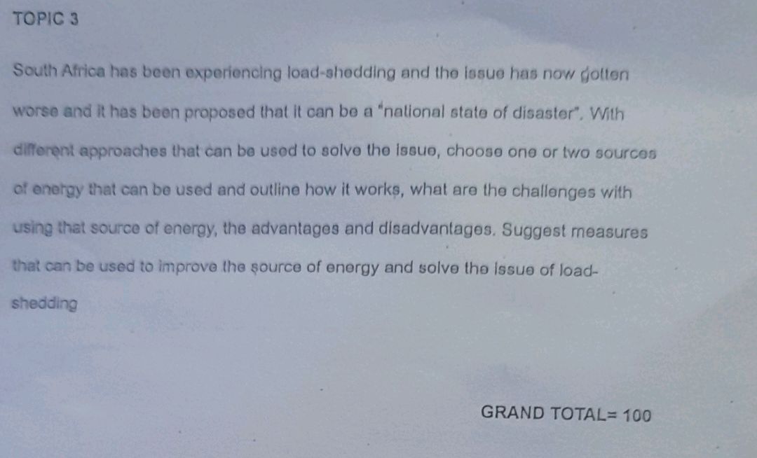 South Africa has been experiencing | StudyX