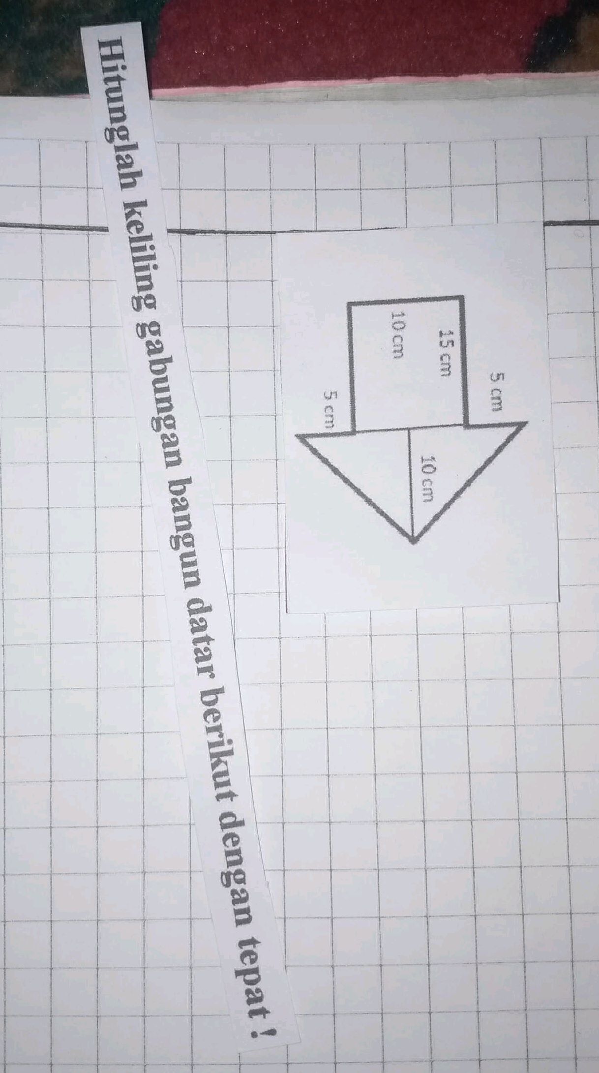 Hitunglah keliling gabungan bangun datar | StudyX