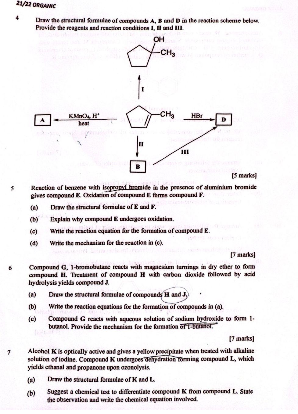 4 Draw the structural formulae of compounds | StudyX