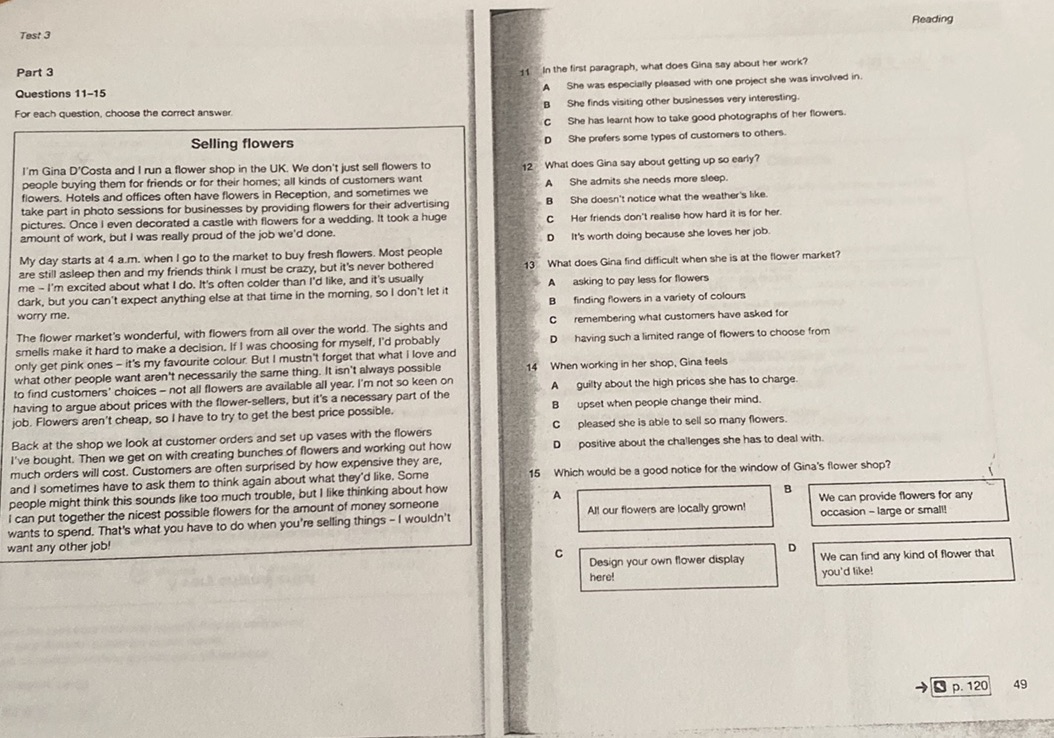 11. In the first paragraph, what does Gina | StudyX