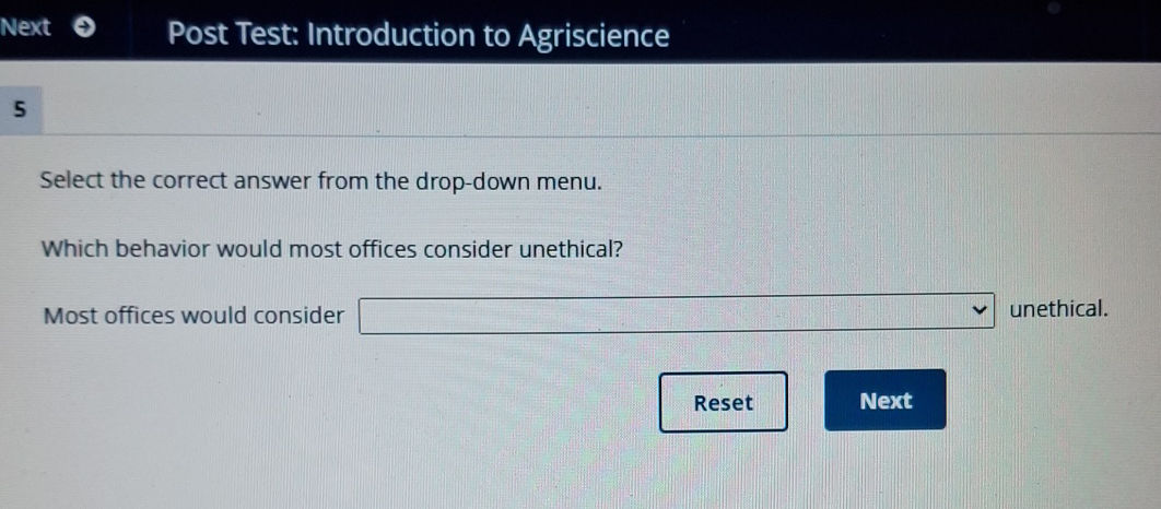 Select the correct answer from the drop-down | StudyX