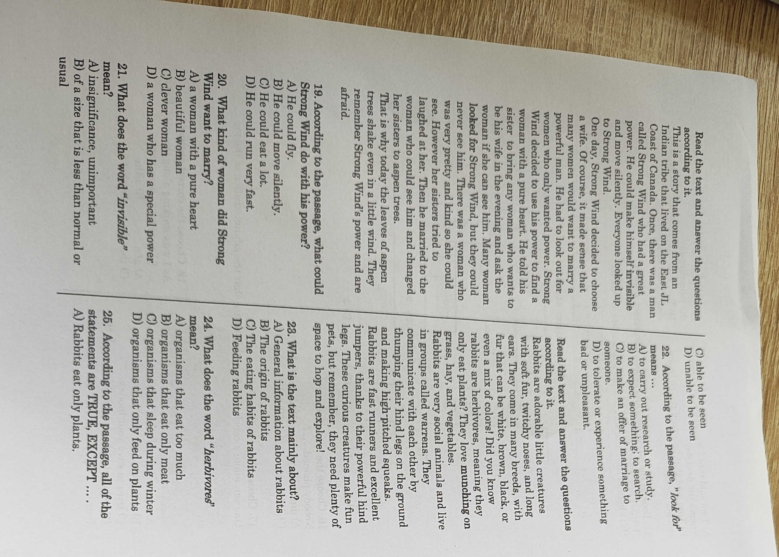 19. According to the passage, what could | StudyX