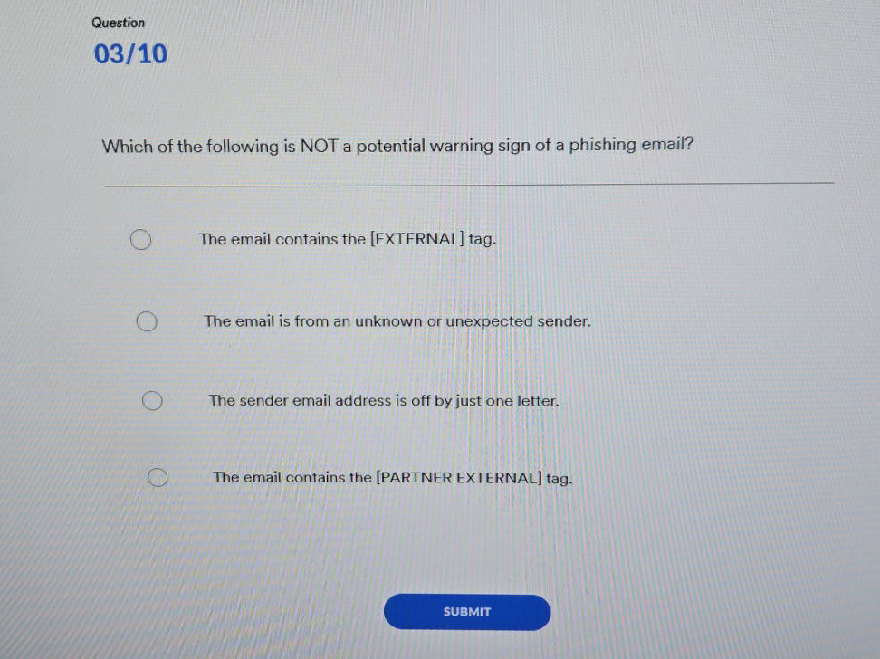 Which of the following is NOT a potential | StudyX