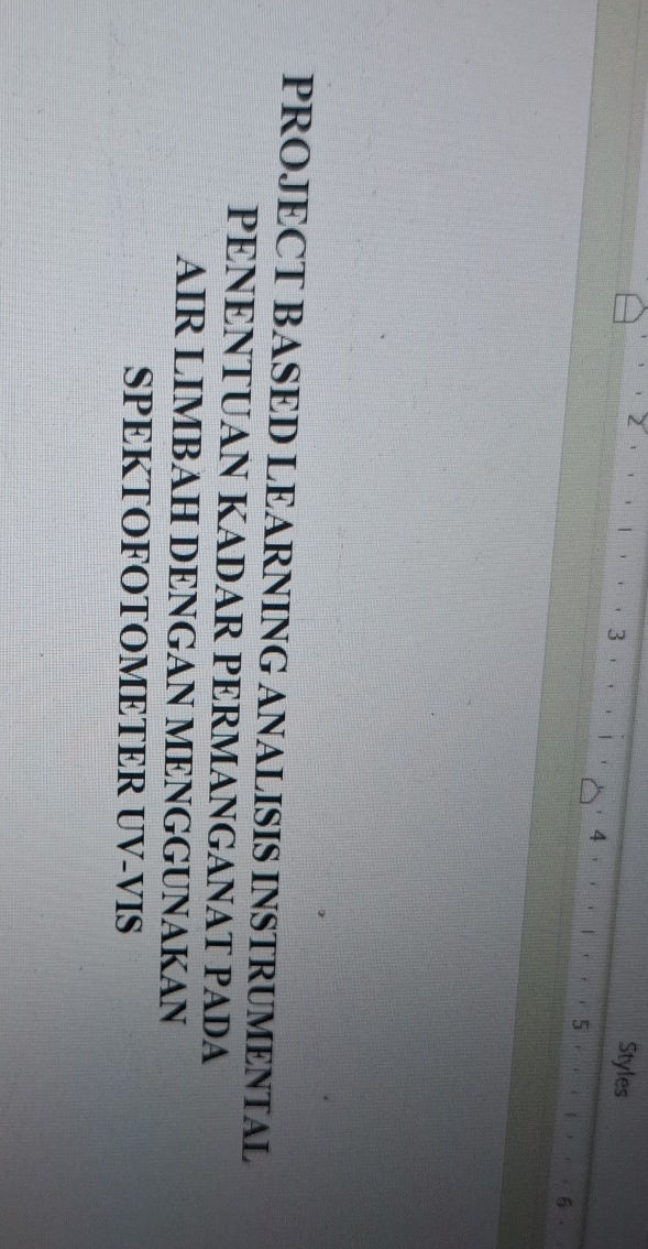 PROJECT BASED LEARNING ANALISIS INSTRUMENTAL | StudyX