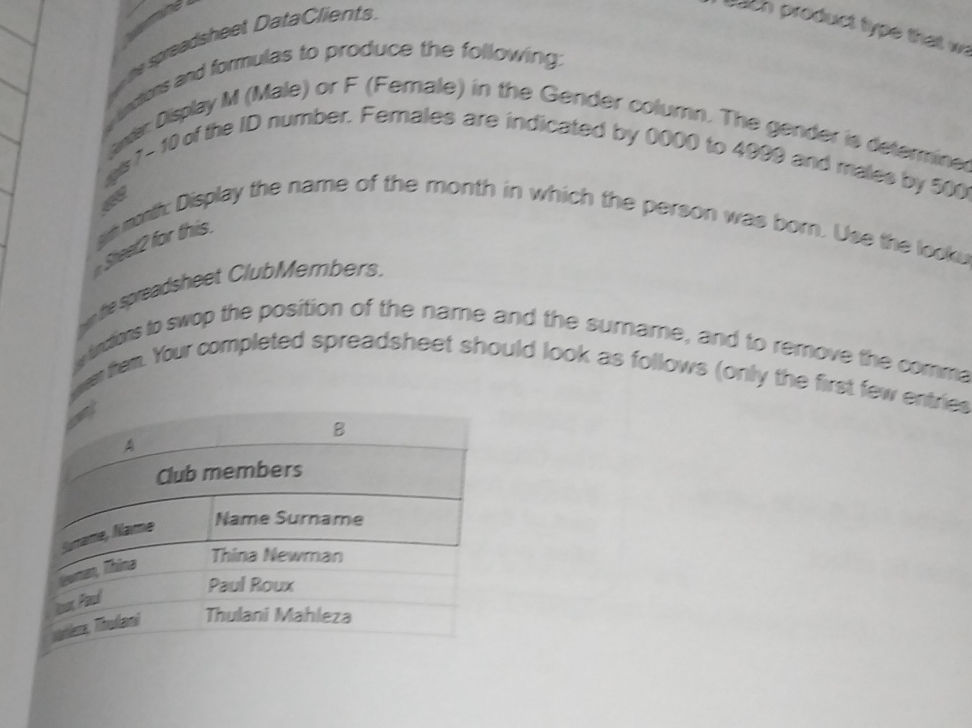 Determine the following using functions and | StudyX