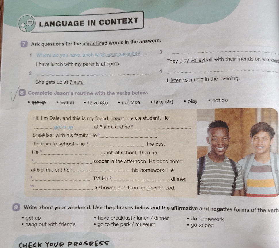 7 Ask questions for the underlined words in | StudyX