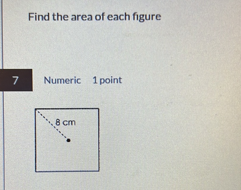 Find the area of each figure The image | StudyX