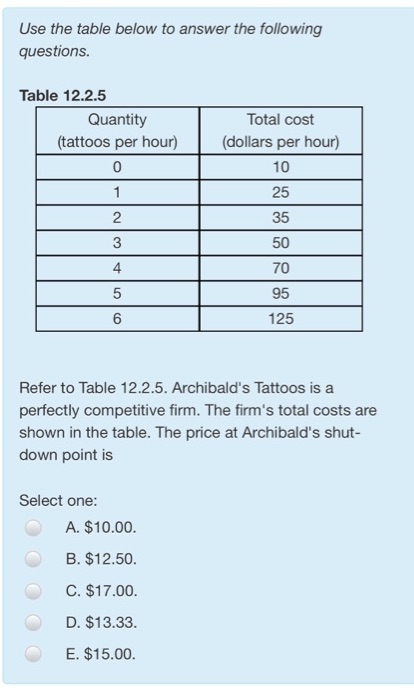 Use the table below to answer the following | StudyX