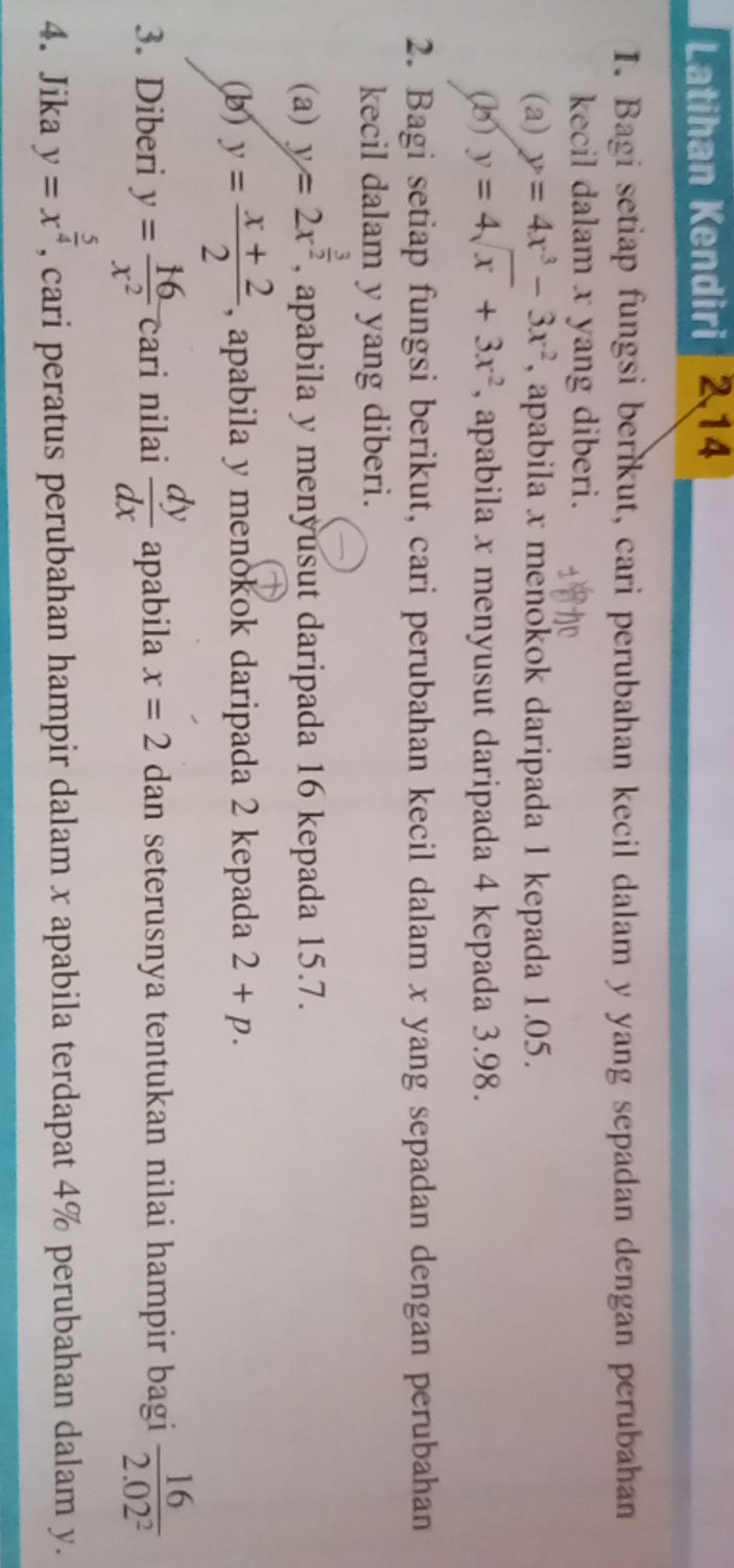 1. Bagi setiap fungsi berikut, cari | StudyX