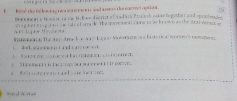 Read the following two statements and assess | StudyX