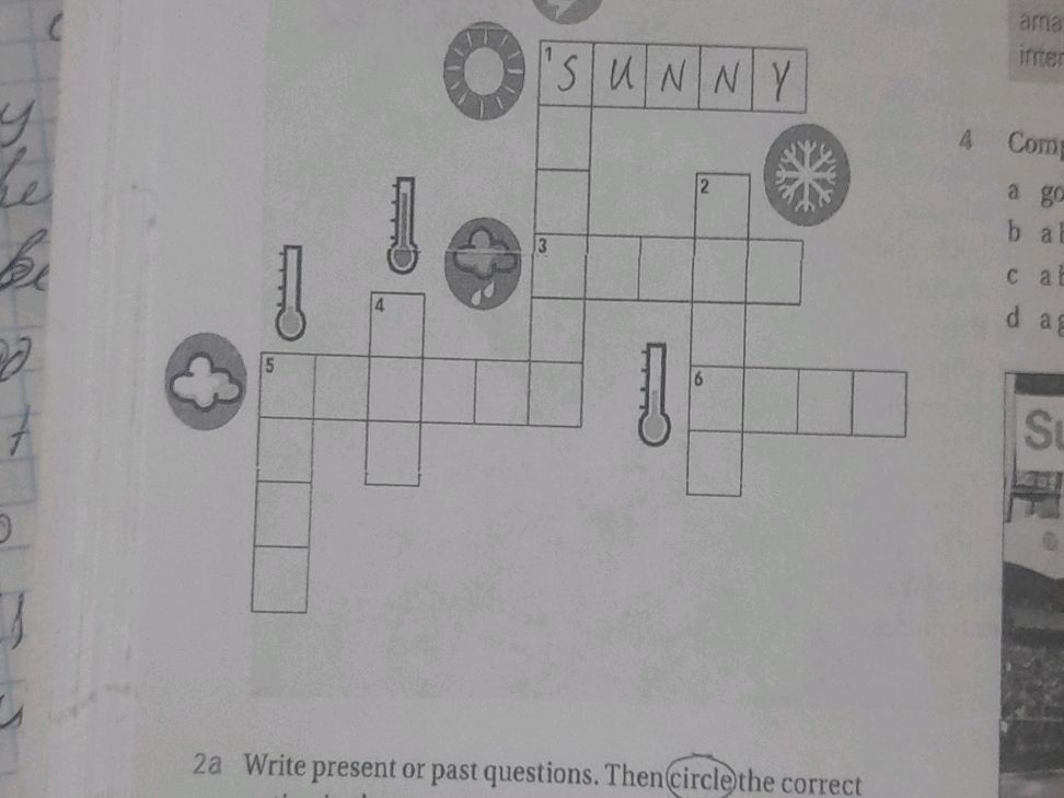 2a Write present or past questions. Then | StudyX