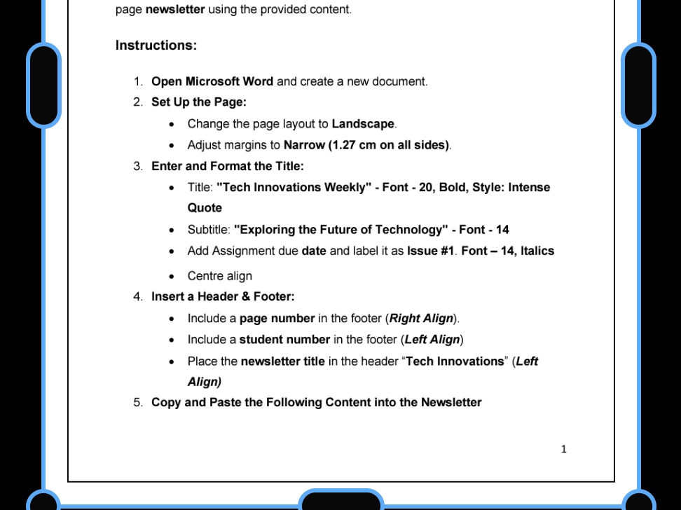 Instructions: 1. Open Microsoft Word and | StudyX