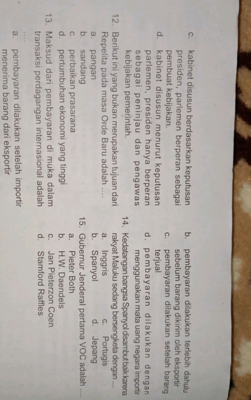 12. Berikut ini yang bukan merupakan tujuan | StudyX